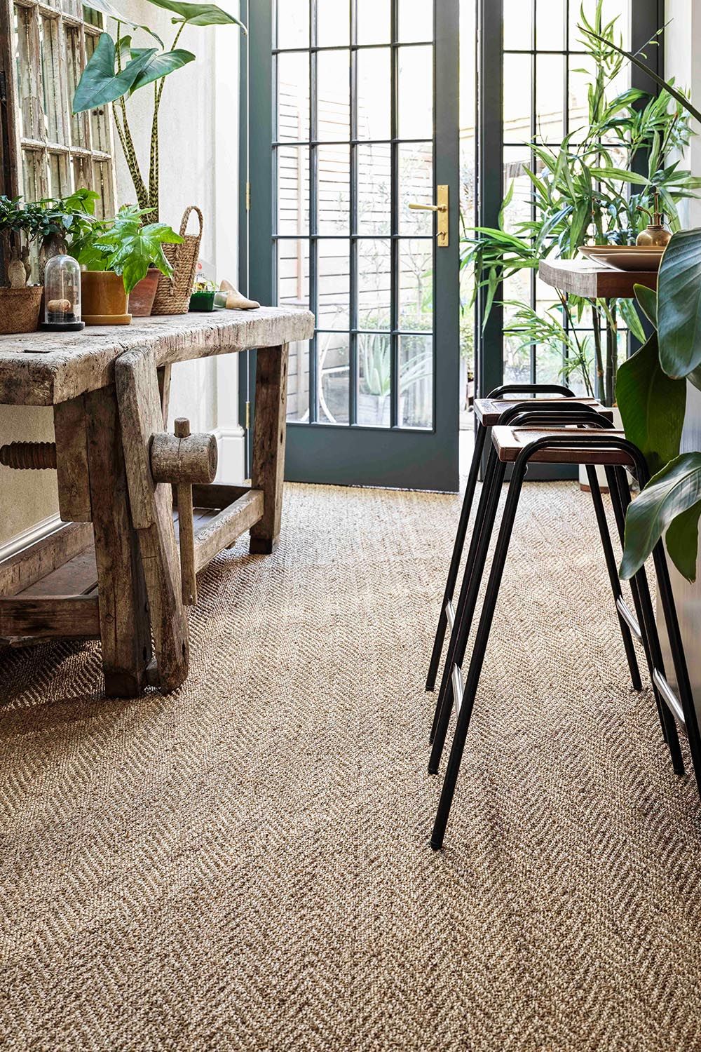 Kersaint Cobb Fine Seagrass Herringbone - GB Floors UK